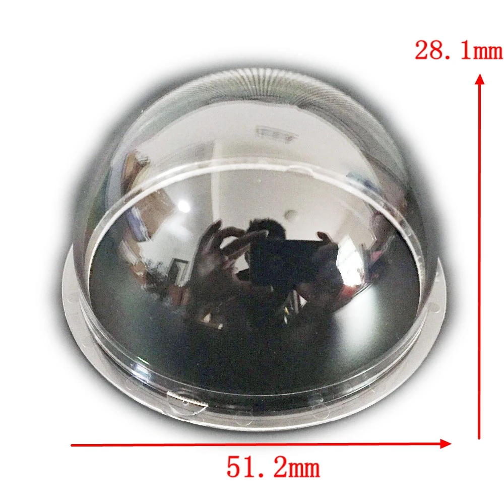 2 Inch Acrylic Dome Cctv Dome Cover For Security Camera Clear Dome Pc ...