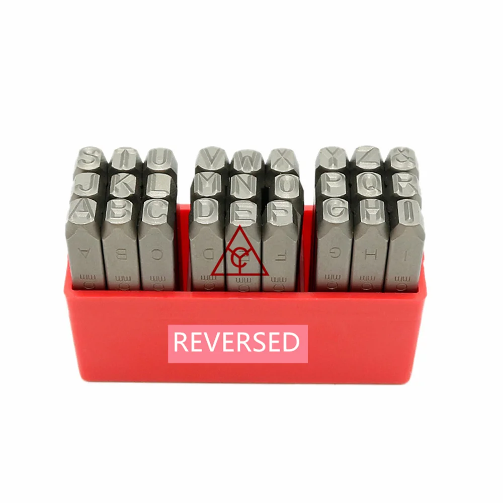RCIDOS-8MM-YC-Reversed-Steel-stamp-Reverse-Letters-Standard-Font-style ...