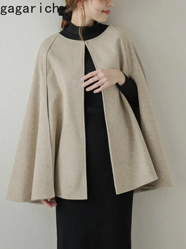 Gagarich Japanese Style Coat 2022 Cloak Woolen Women Autumn Winter ...