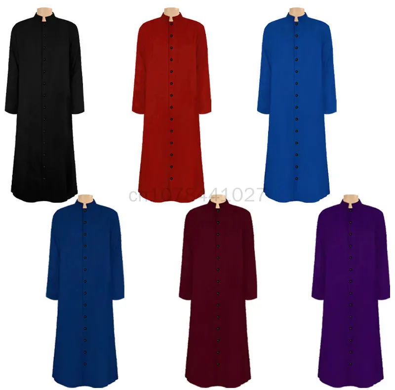 Medieval-Priest-Costume-Catholic-Church-Religious-Roman-Soutane-Pope ...