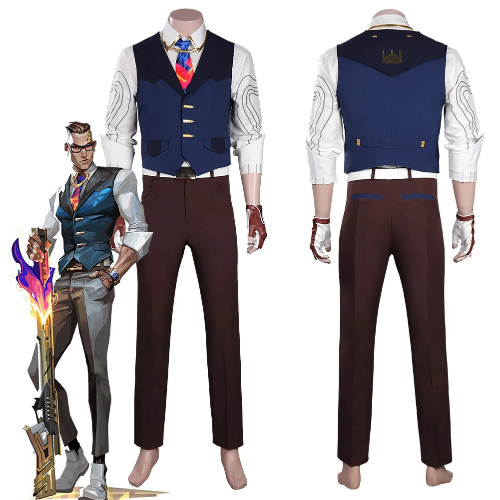 Chamber-Cosplay-Costume-Shooting-Game-Valorant-Men-Shirt-Vest-Man ...