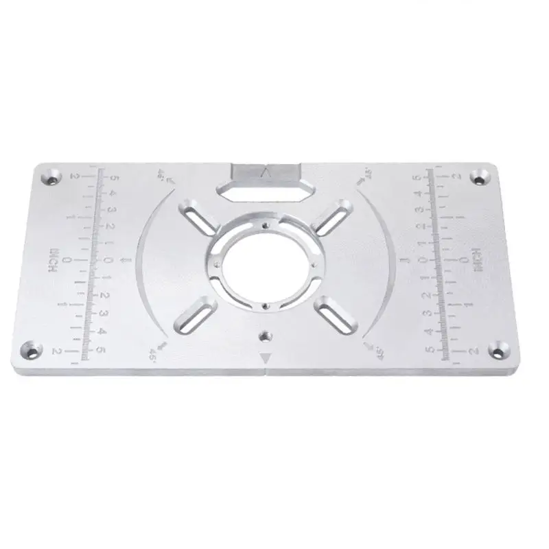 Новейшая вставная пластина для фрезерного стола из алюминиевого сплава ...