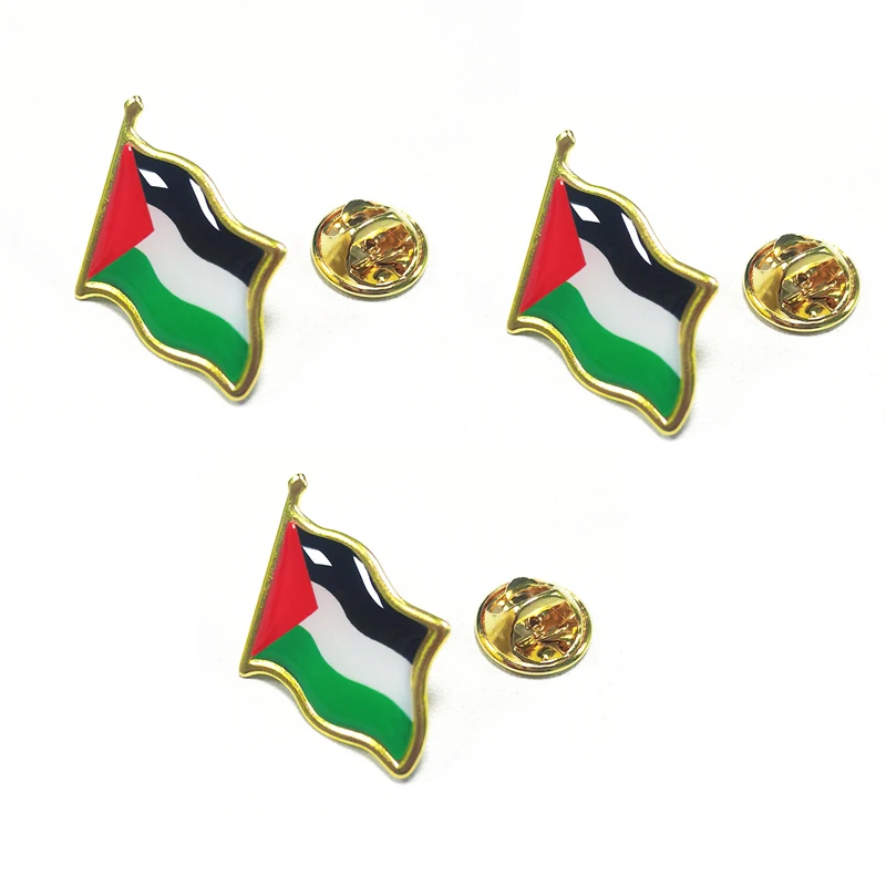 YILUOCD-Palestine-Flag-Pin-Palestine-National-Enamel-Brooch-Country ...