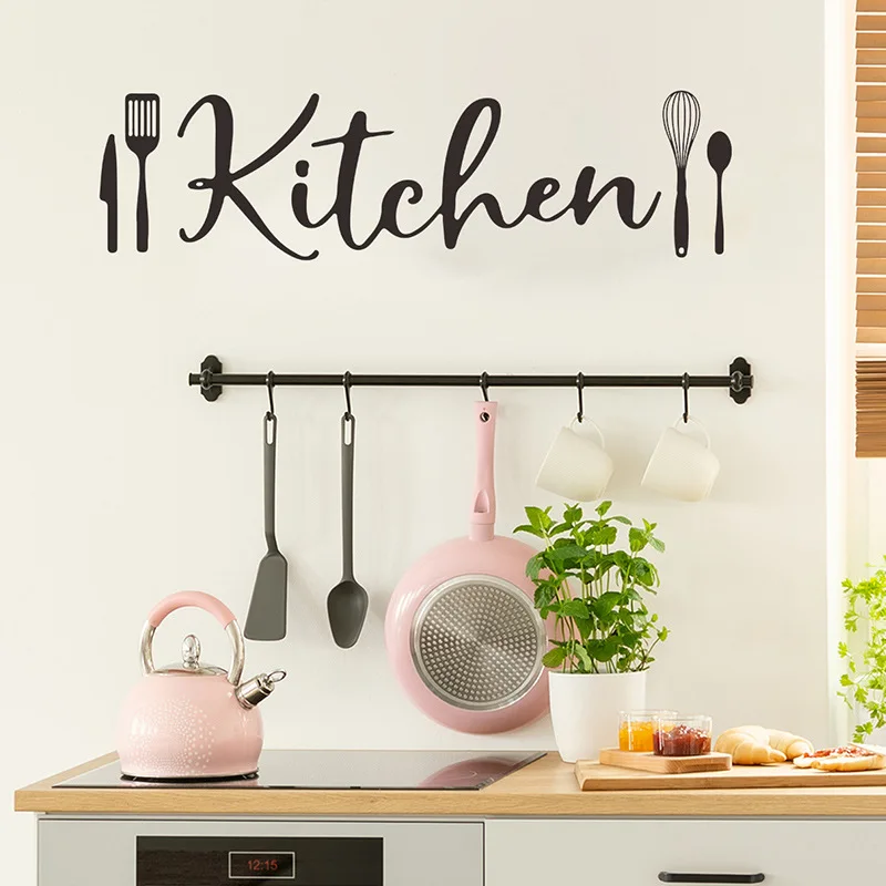 English-Slogan-Kitchen-Wall-Sticker-Restaurant-Kitchen-Cooktop ...