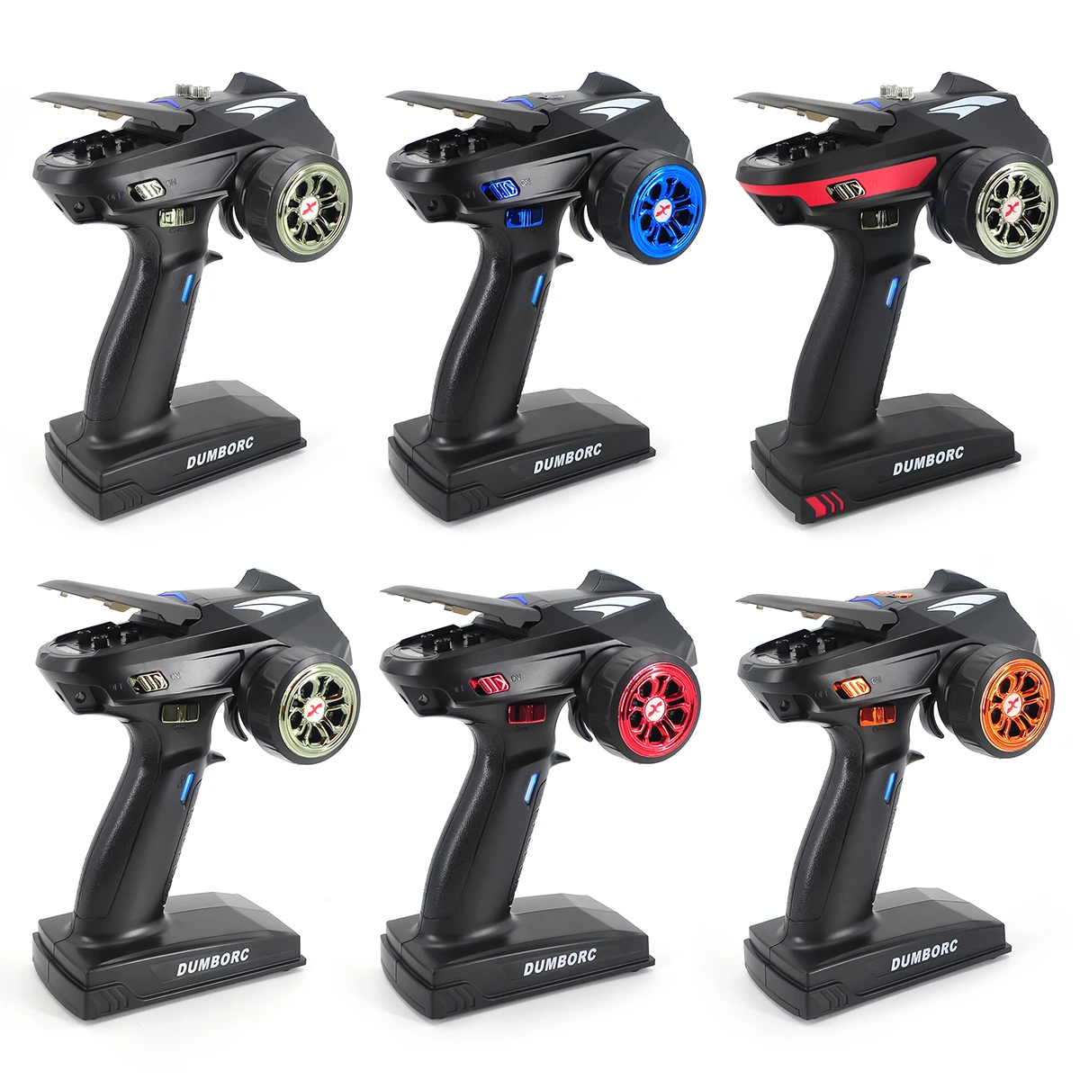 DumboRC X6 X4 X5 2.4G 6CH Transmitter W/ X6FG Gyro X6F Receiver LED ...