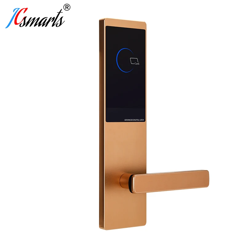 Cnc Titanium Aluminum Alloy Intelligent Hotel Lock With Management ...