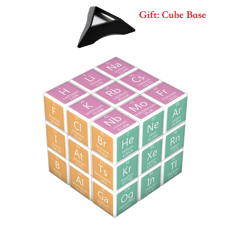 Taper 20 - Cube magique pour enfants, 3x3x3, Tableau périodique ...