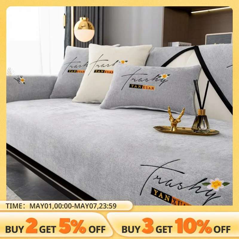 Universal-Chenille-Sof-Toalha-Capa-Monocrom-tica-Sof-Capa-Almofada-de-Algod-o-Antiderrapante-Bra ...