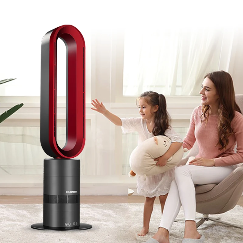 Household Tower Bladeless Fan, Cooling and Heating Air Circulation Fan ...