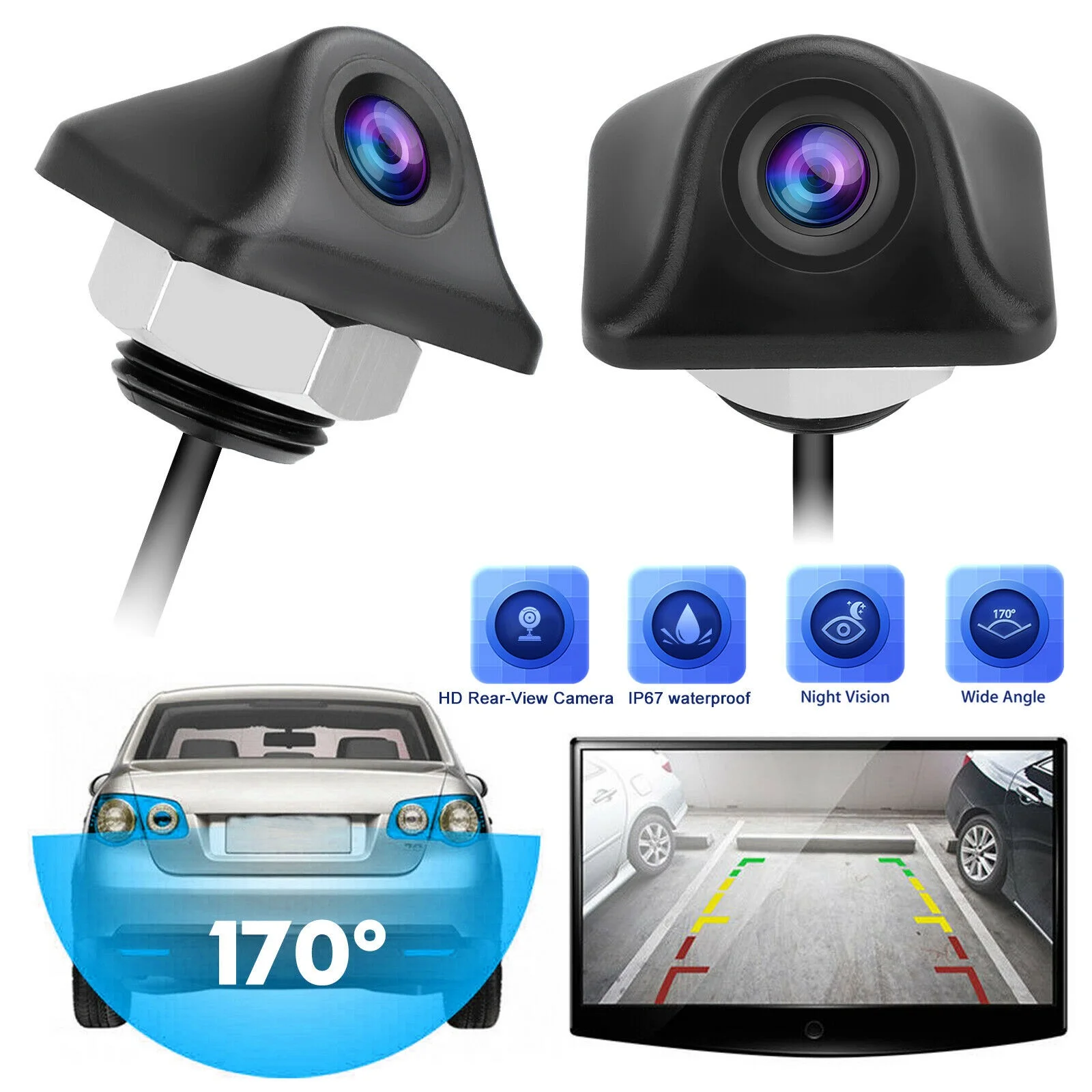 Car-Rearview-Camera-170-Wide-Angle-HD-Night-Visions-Auto-Parking ...