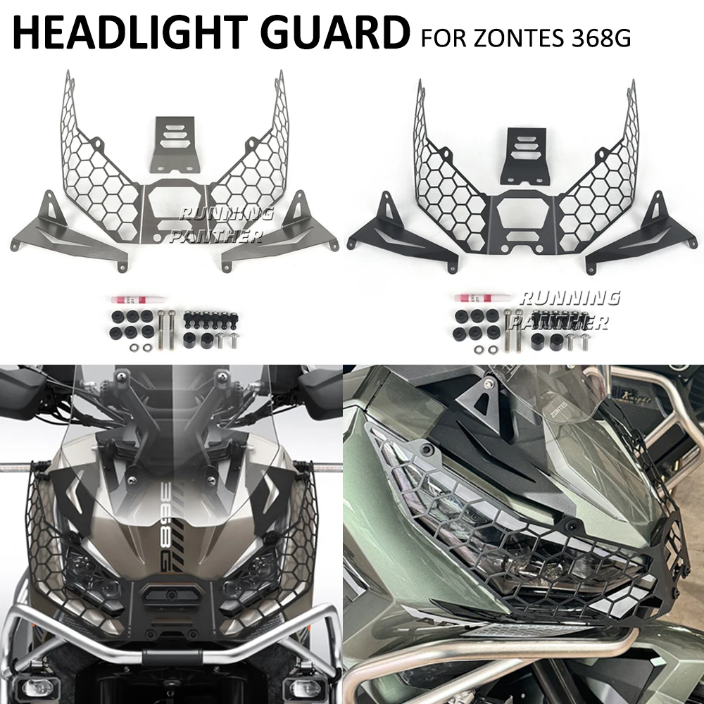 For ZONTES 368G 368 G New Motorcycle Front Fairing Headlight Head Light ...