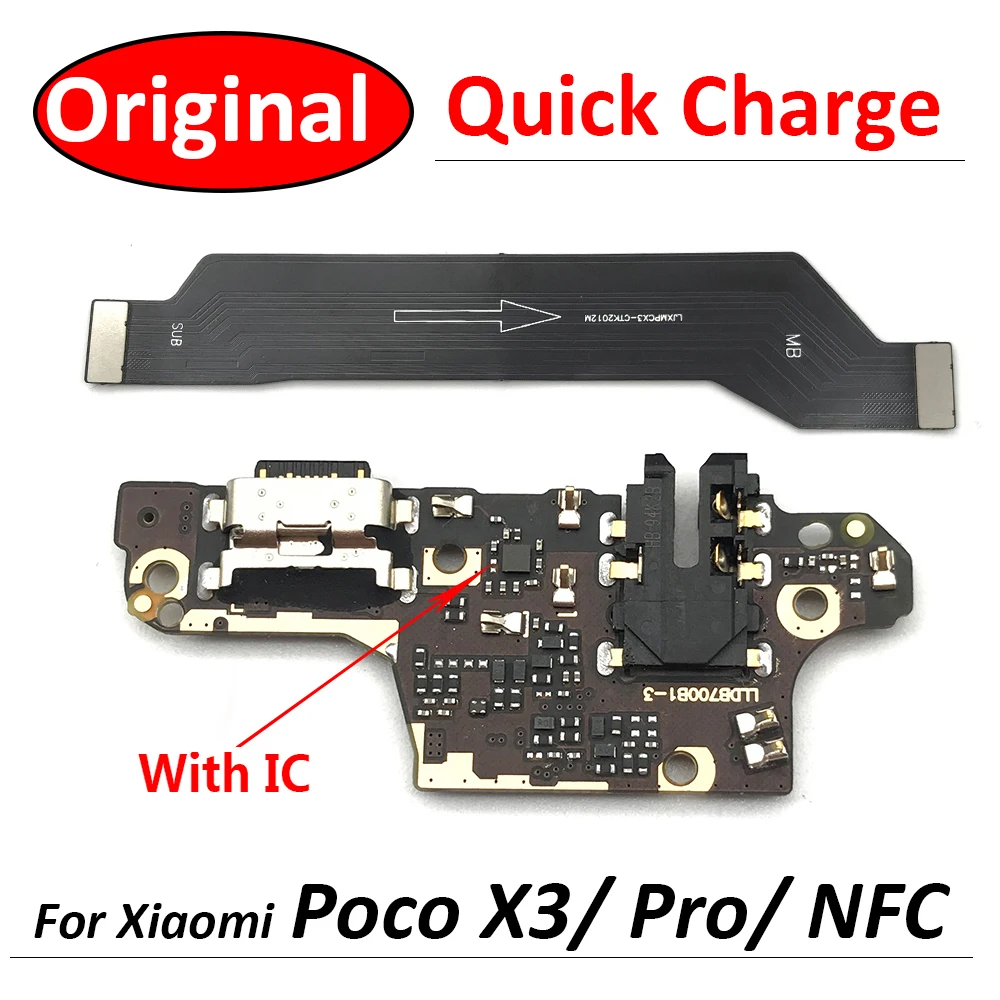 Original-USB-Board-Charger-Charging-Dock-Port-Connector-Flex-Cable-For ...