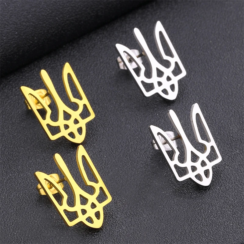 New-Ukraine-Earrings-for-Women-Girls-Gold-Color-Silver-Color-Ukrainian ...