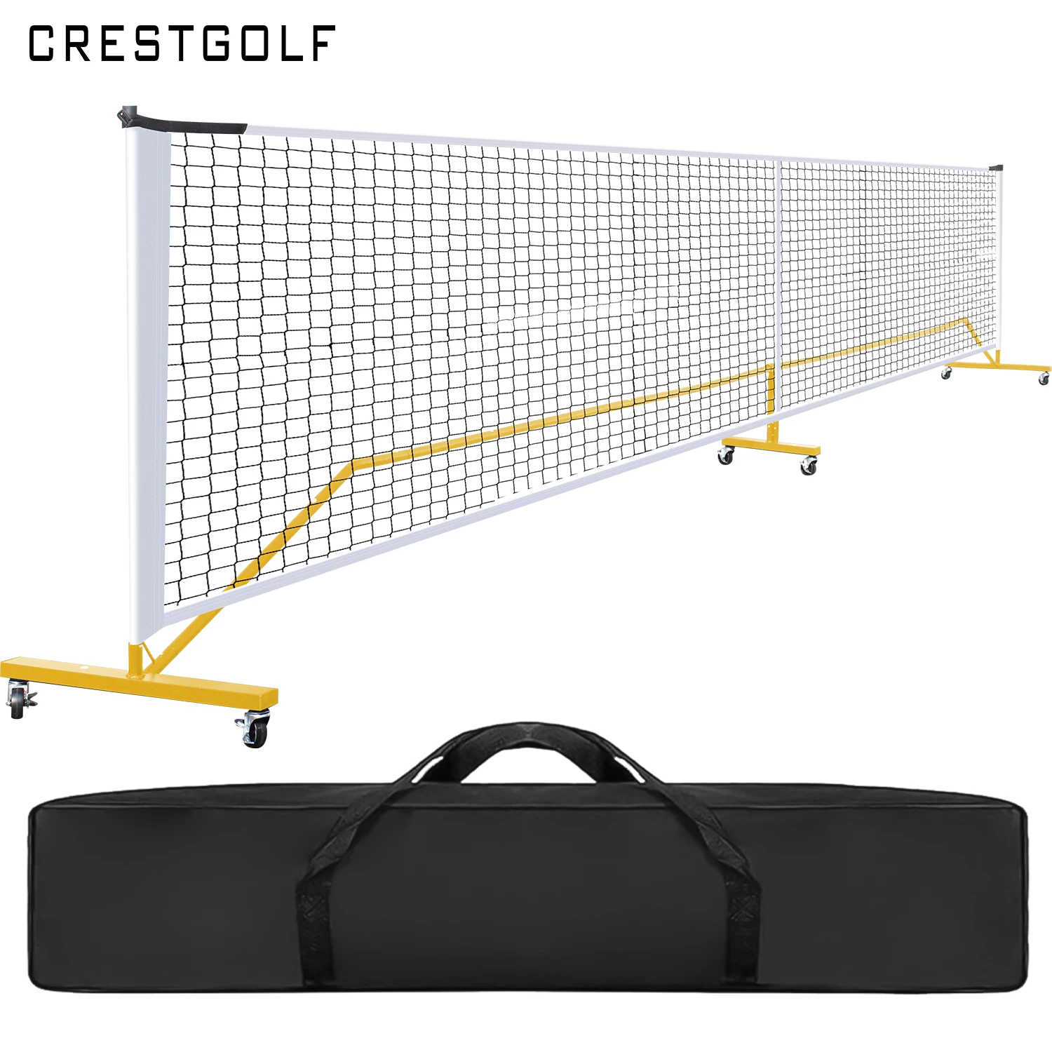 Pickleball-Net-Set-with-Wheels-Outdoor-Portable-Pickleball-Paddle-Net ...