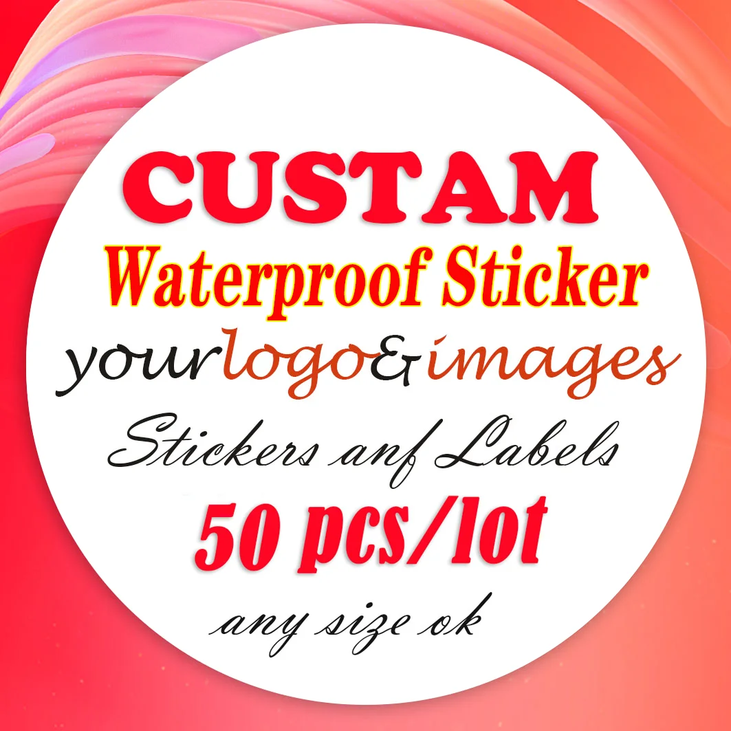 50pcs-Custom-stickers-and-company-logo-personalized-labels-waterproof ...