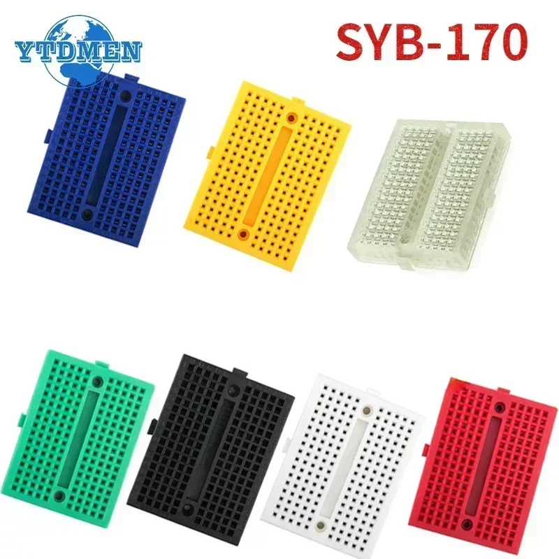 Mini-Breadboard-Solderless-SYB-170-Prototype-Test-Board-170-Tie-points ...