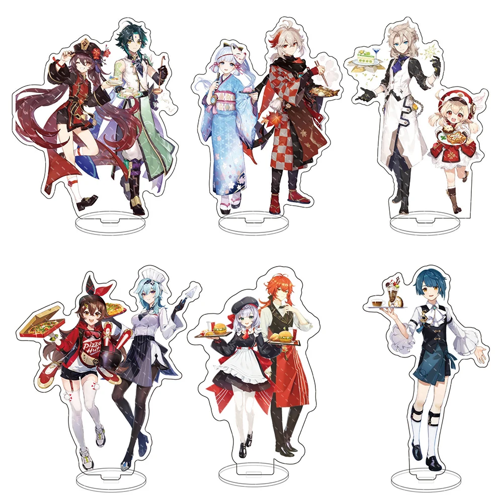 Anime-Figure-Genshin-Impact-Figure-Noelle-Diluc-New-Skin-Cute-Acrylic ...