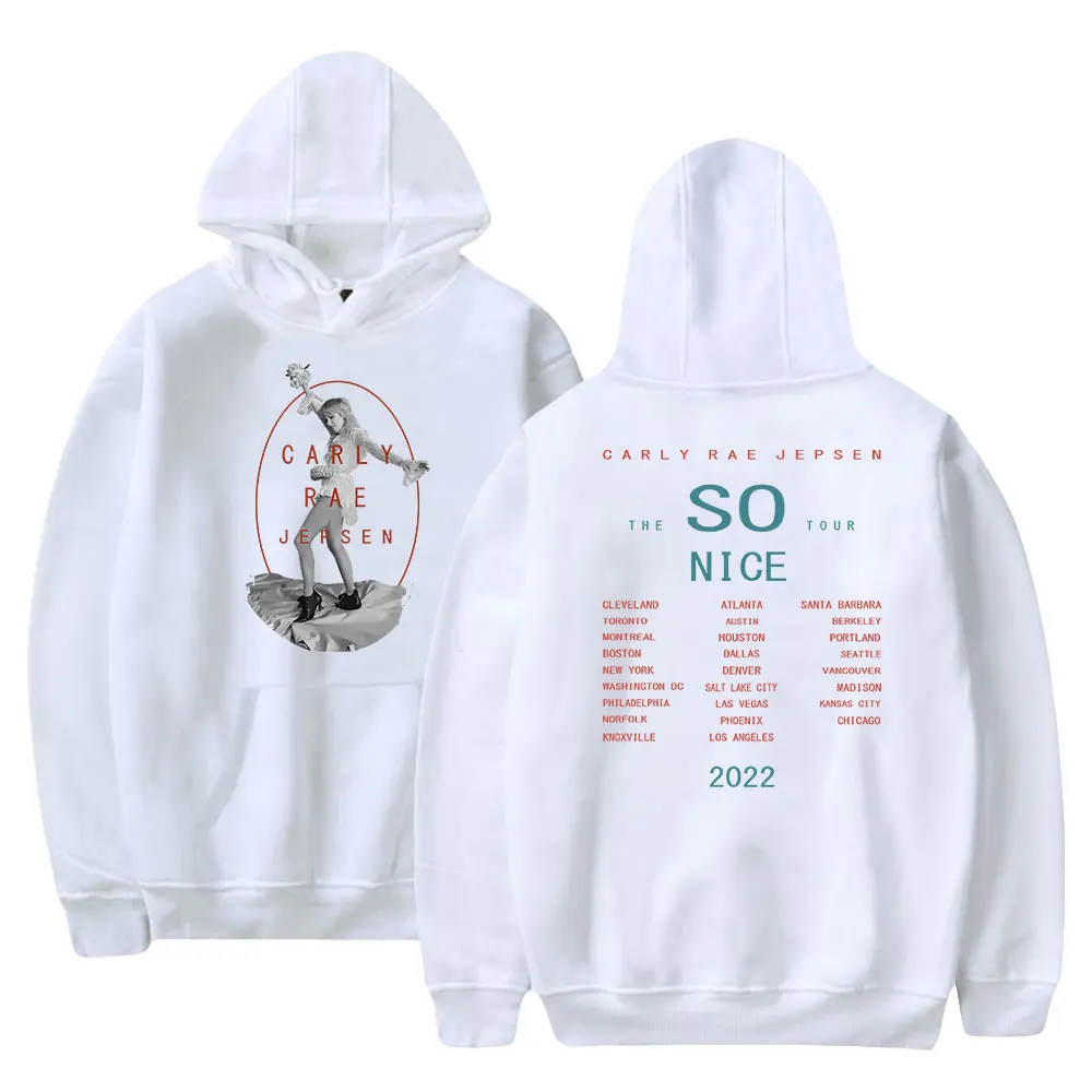 Carly Rae Jepsen Merch So Nice Tour Dancing Flower Hoddies print front ...