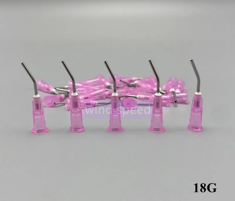 Pre-bent Needle Micro Conveyor Syringe Tips For Dental Etch Flow Resin ...