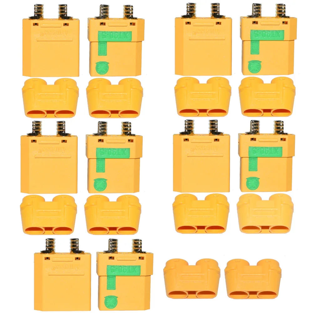 Amass XT90S XT90-S xt90 XT90S Connector Anti-Spark Male Female Motor Adapter for Battery ESC and ...