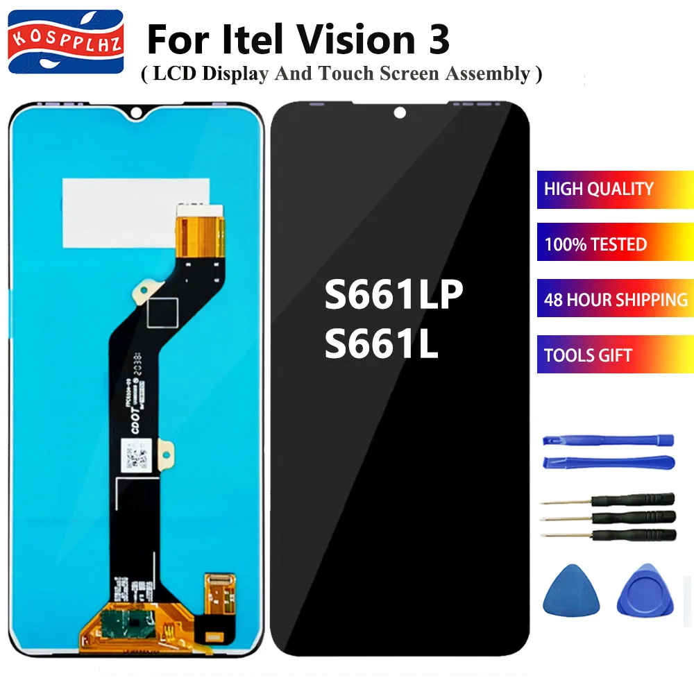 For-Itel-Vision-3-LCD-Display-Touch-Screen-Assembly-Replacement-For ...