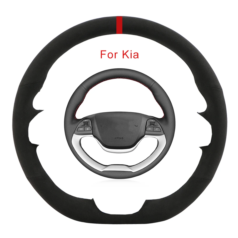 Customized-Original-Car-Steering-Wheel-Cover-For-Kia-Morning-Picanto ...