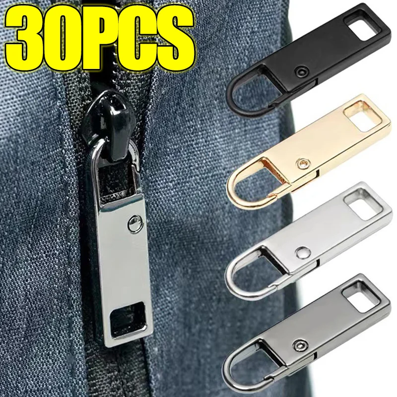 Universal Metal Zipper Puller Replacement Instant Repair Zipper Head ...