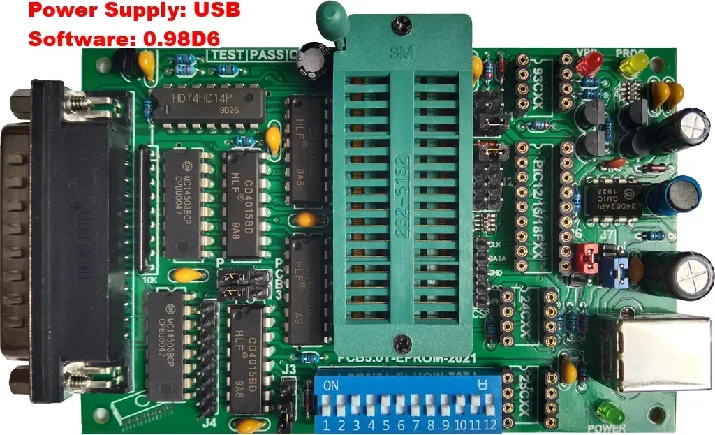 PCB5-Multifunctional-Programmer-Willem-Burner-EPROM-FLASH-MCU-Mainboard ...