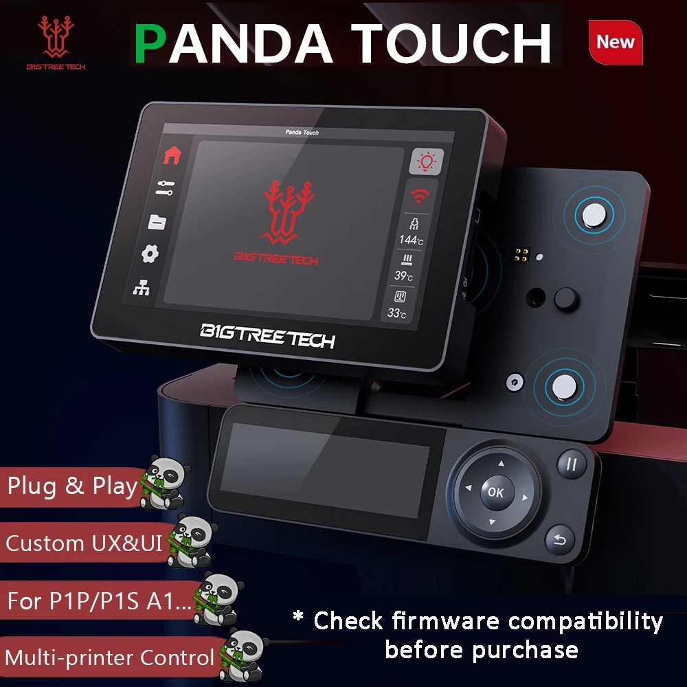 BIGTREETECH-Panda-Touch-Screen-5-Display-for-Bambu-Lab-X1-P1-Plug-Play ...