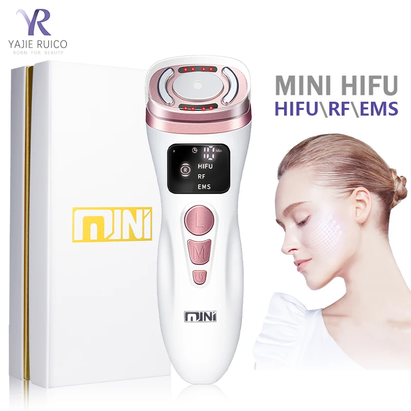 New Mini HIFU Facial Skin Radio Frequency EMS Micro Current Portable ...