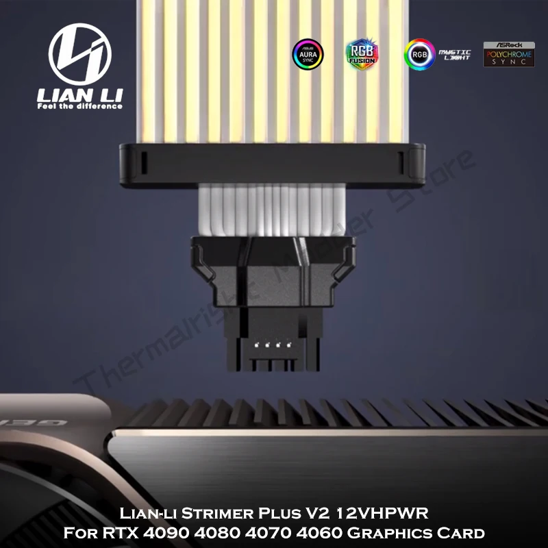 Lian-li Strimer Plus V2 12VHPWR For RTX 4090 4080 4070 4060, 51% OFF