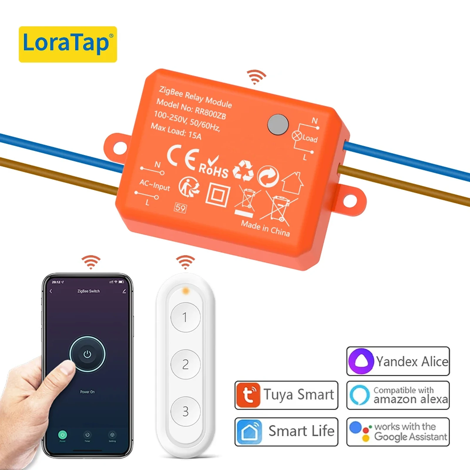 LoraTap-Tuya-ZigBee-3-0-Wireless-Switch-Socket-Module-Remote-Control ...
