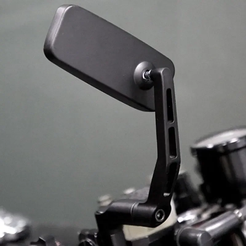Pair Motorcycle Rearview Mirror 360-degree Adjustable Reversing ...