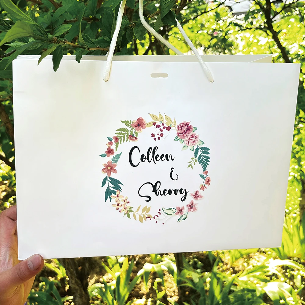 3D-Stickers-Bridesmaid-Wedding-Luxury-Ribbon-Gift-Bags-White ...