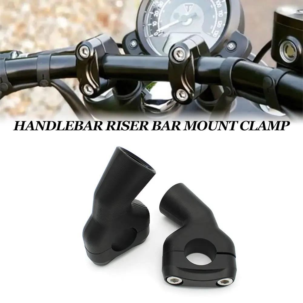 Motorcycle Accessories Handlebar Bar Riser Clamps Adapter for Triumph ...