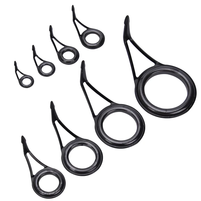 Fishing Rod Guide Ring Stainless Steel Ceramic Leading Eye Line Rings ...