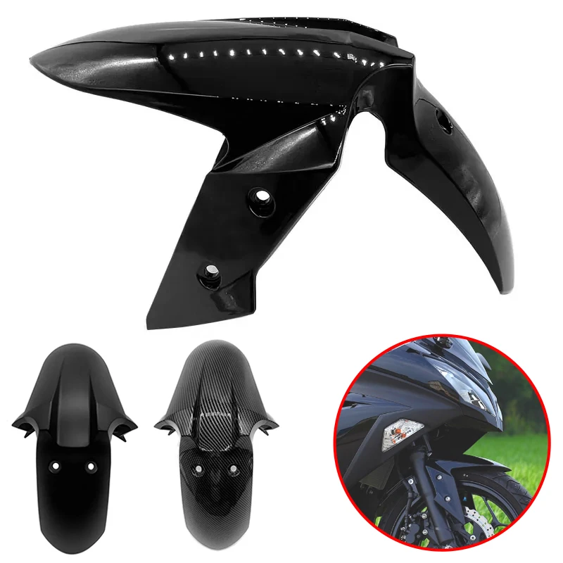 Z250-Z300-EX250-EX300-Motorcycle-Front-Mudguard-Wheel-Cover-Fender-Tire ...