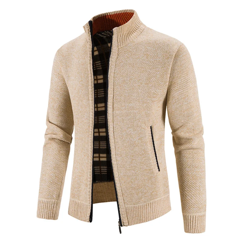 Cardigan-pour-Homme-V-tement-d-Ext-rieur-Chaud-Coupe-Cintr-e-Solide-la ...