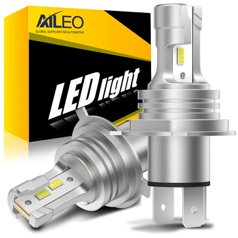 Aileo 2個canバスH7 H4 led H11 H8 H9 9005 HB3 9006 HB4 ledヘッドランプ電球HB2 9003 6500 18k 3000 18k超高輝度ファン ...