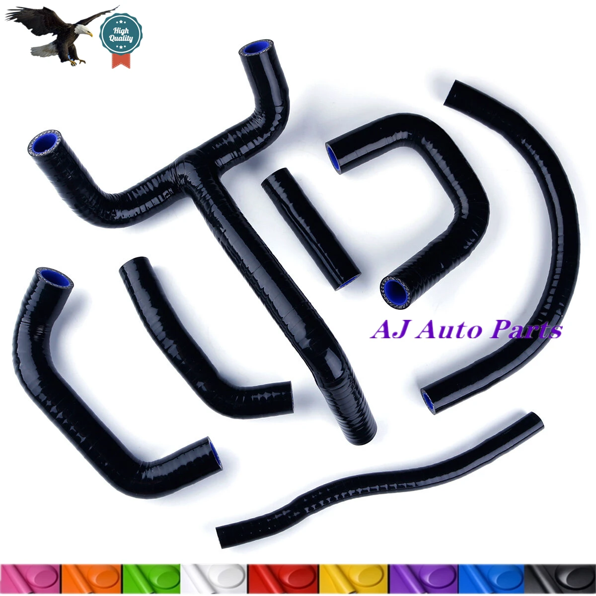 AJ Coolant Silicone Radiator Hose Pipe FOR KTM LC4 620 625 640 660 （3 ...