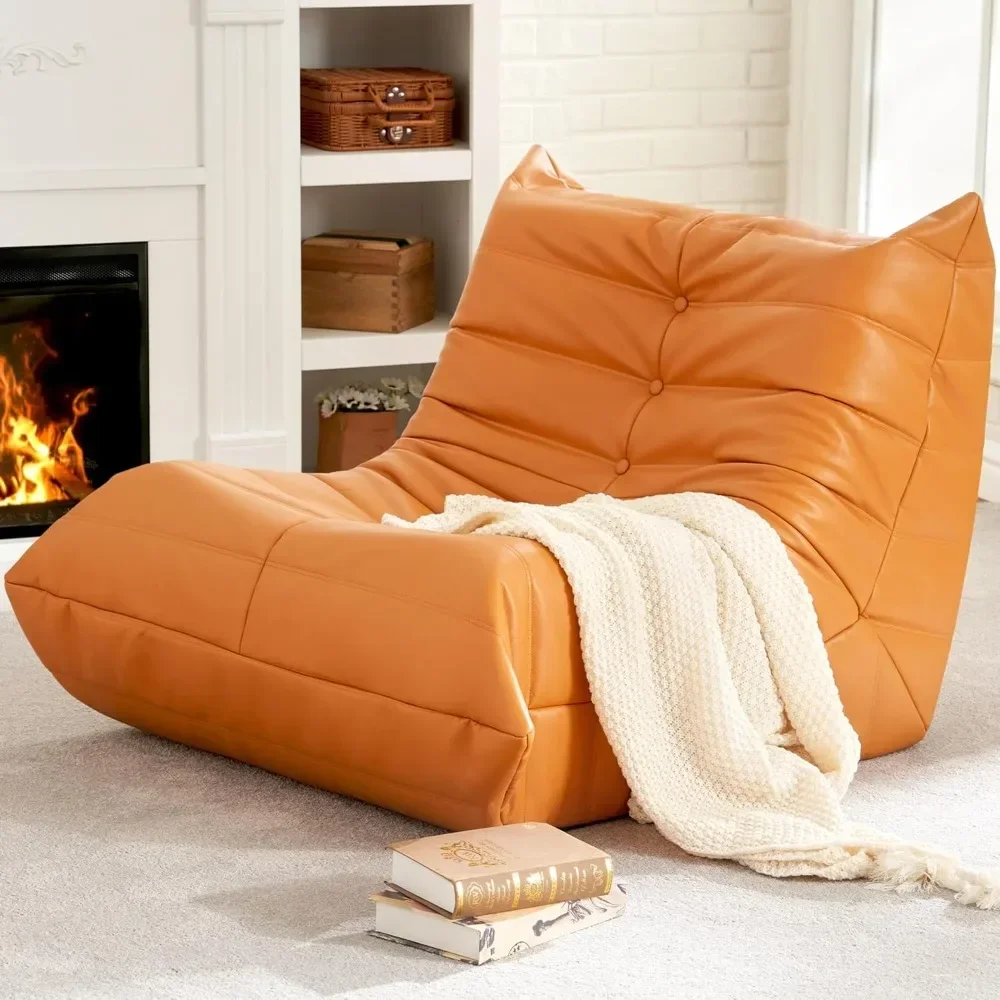 Bean-Bag-Chair-Giant-Sofa-Memory-Foam-Chairs-for-Adults-Sofa-Sack-Faux ...
