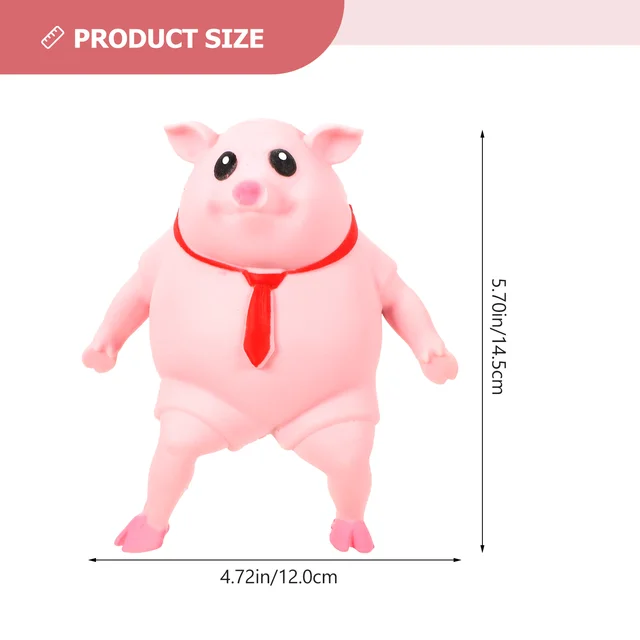 Squeeze Pink Pigs Antistress Toy Cute Squeeze Animals Lovely Piggy Doll ...