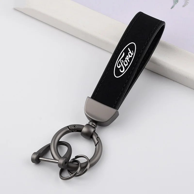 Suede-Car-Keychain-For-Ford-Ranger-S-Max-Focus-Galaxy-Mondeo-Transit ...