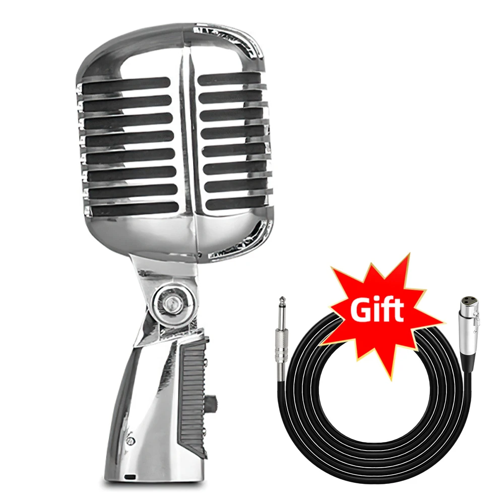 55SH-Vintage-Style-Microphone-Simulation-Classic-Retro-Dynamic-Vocal ...