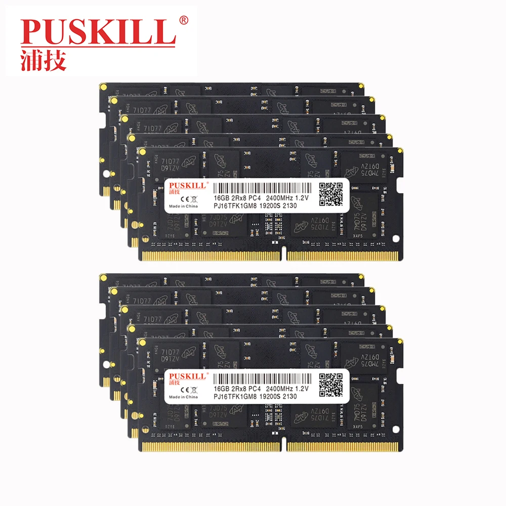 10pcs Puskill Memoria Ram Ddr4 8gb 4gb 16gb 3200mhz 2666mhz 2400mhz ...