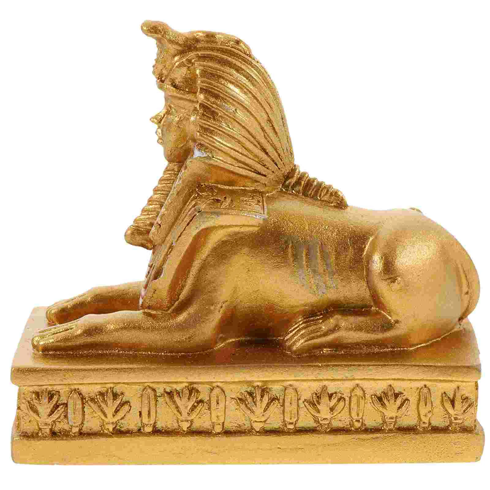 Sphinx-Shaped-Ornament-Decor-Crafts-Model-Fish-Tank-Decorations ...