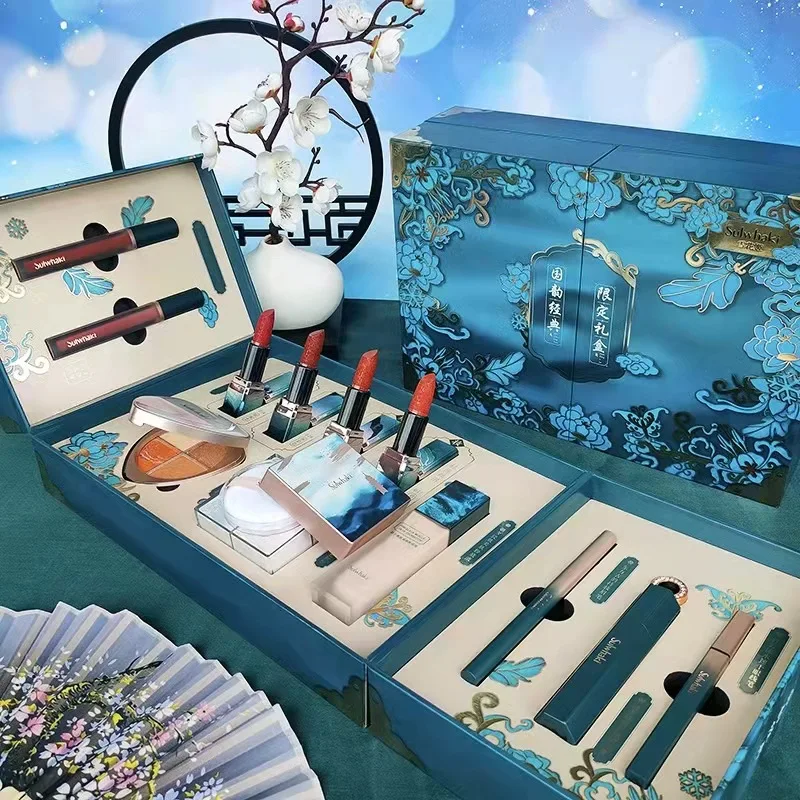 CoolBetty-Chinese-Style-Makeup-Set-12-piece-National-Tide-Makeup-Gift ...