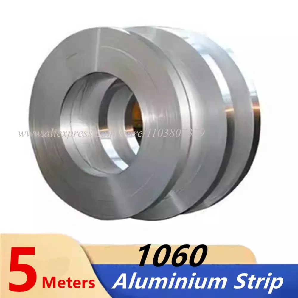 5Meters Aluminium Strip Sheet Thickness 0.05/0.1/0.2/0.3/0.4/0.5/0.6/0. ...