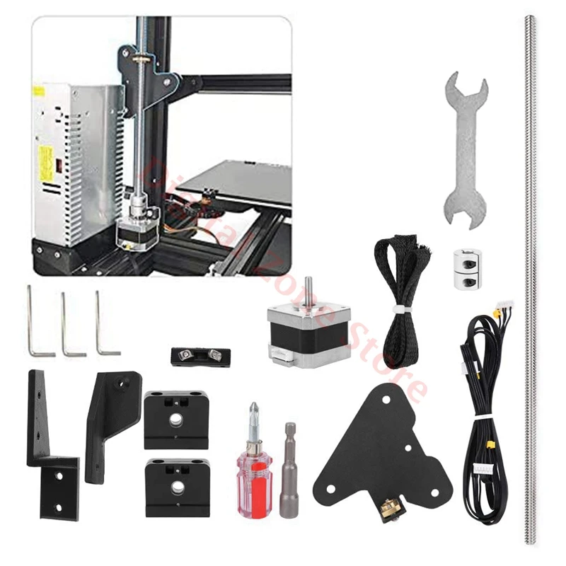 Ender 3 Dual Z Axis T8 Leadscrew Upgrade Kit for Creality Ender 3, Ender 3 Pro, Ender 3 V2 ...