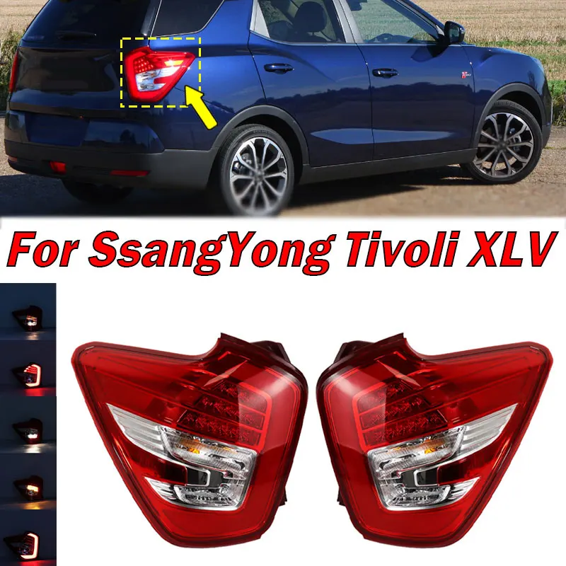 Car Accessories For SsangYong Tivoli XLV Auto Rear Tail Light Warning ...